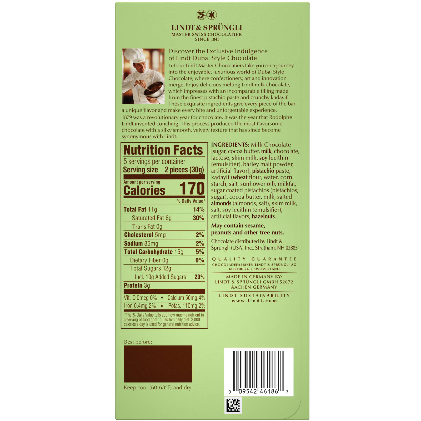 What’s inside the Lindt Dubai Style Chocolate? – Lindt USA